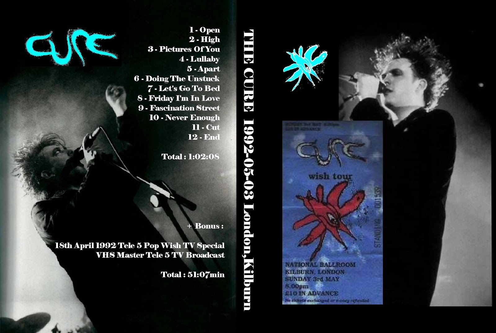 T.U.B.E.: The Cure - 1992-05-03 - London, UK (DVDfull pro-shot)