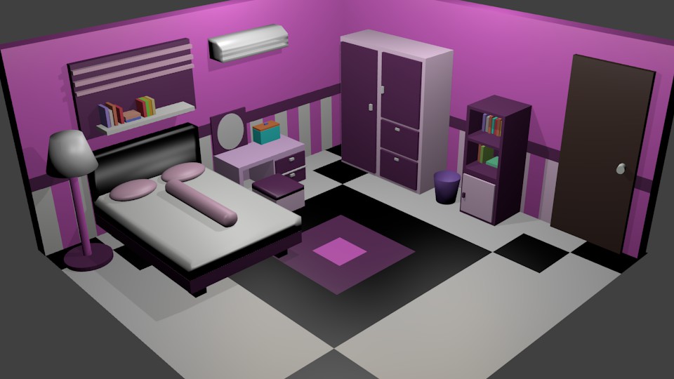 Tutorial Membuat Ruang Kamar 3D dengan Aplikasi Blender