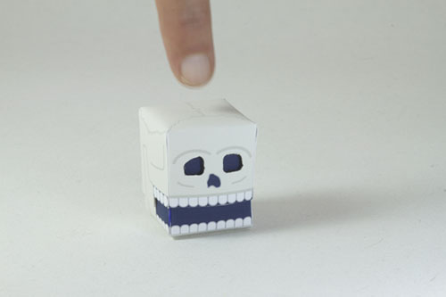 Skull Paper Toy | Paperized Crafts
