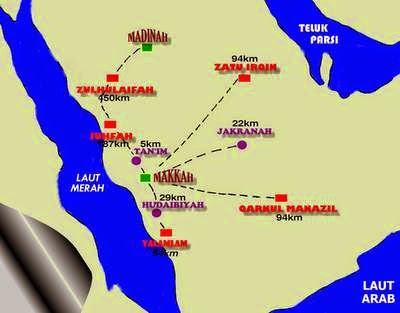 Hajj Umrah Packages, Hajj Deals & Hajj Tours: The Meqaat for Umrah ...