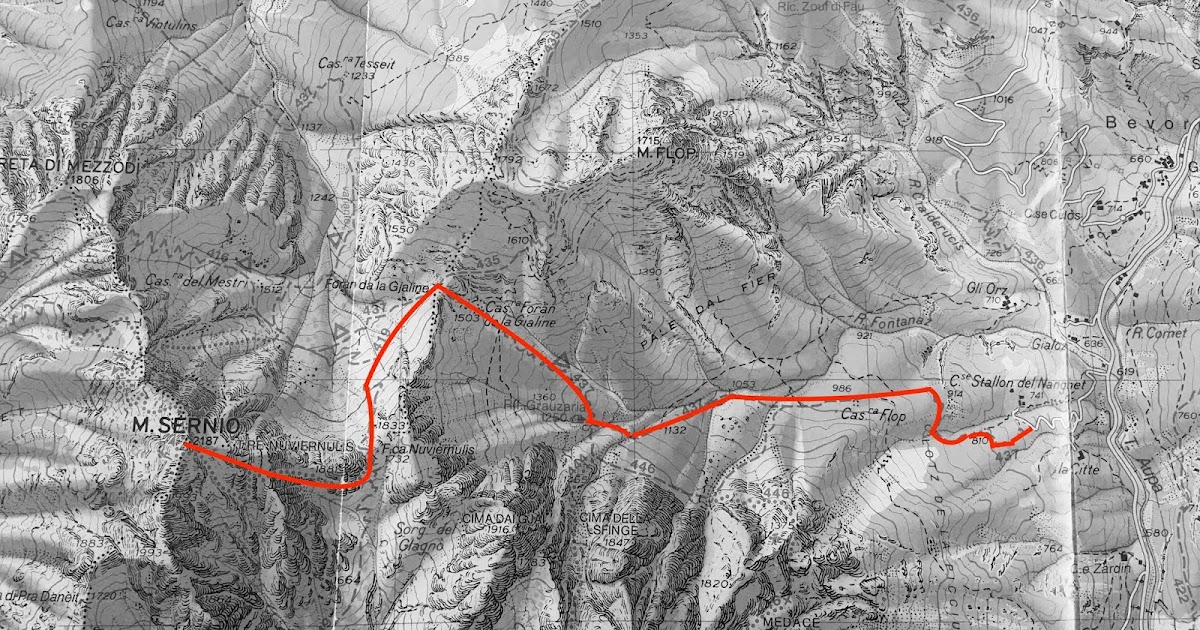 Le montagne alle quali appartengo: Monte Sernio (2187 m.s.l.m.) - via ...