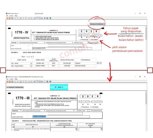 Cara Mengisi SPT Online E-form 1770 Orang Pribadi Pph Final – tehsera