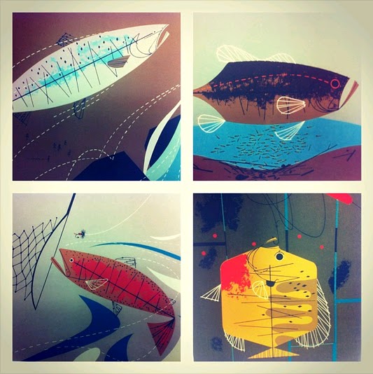 STYLE-FOR-STYLE: Charley Harper Fish
