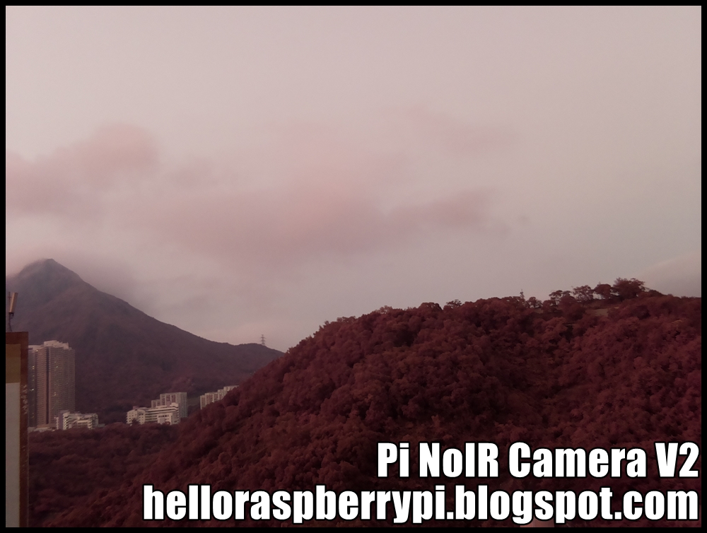 Hello Raspberry Pi: Raspberry Pi NoIR Camera V2 + UV-IR CUT filter