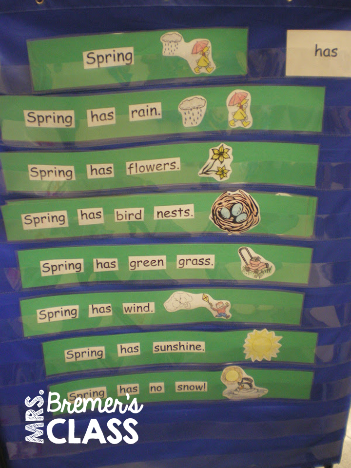 Spring Themed Literacy Centers for Kindergarten | Mrs. Bremer's Class