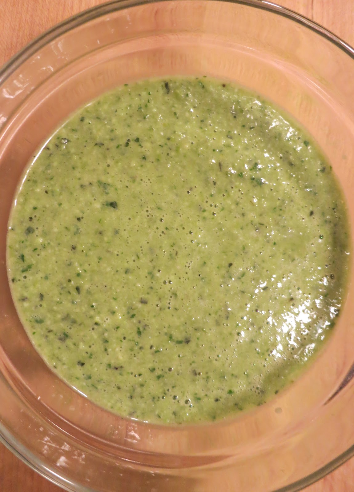 The Veracious Vegan: Edamame-Mint Sauce