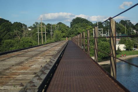 Industrial History: CGW Bridge over Fox River in St. Charles, IL