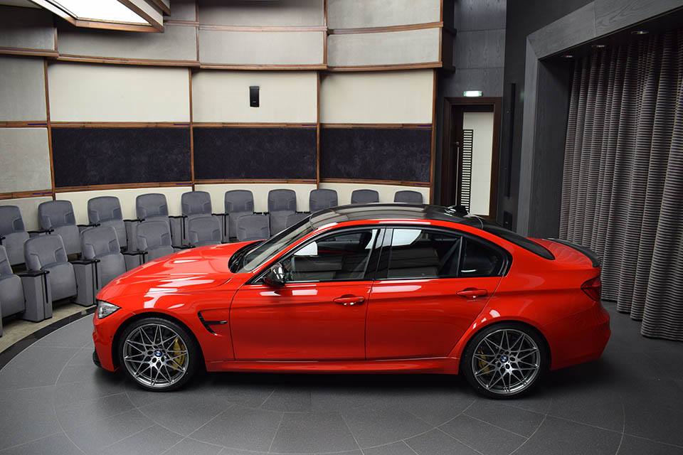 BMW M3 With Competition Package Looking Good In Ferrari Red - Types cars