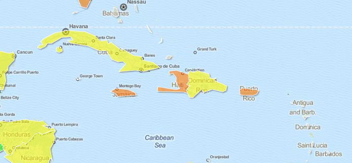 Crean un mapa de las mujeres más atractivas del mundo