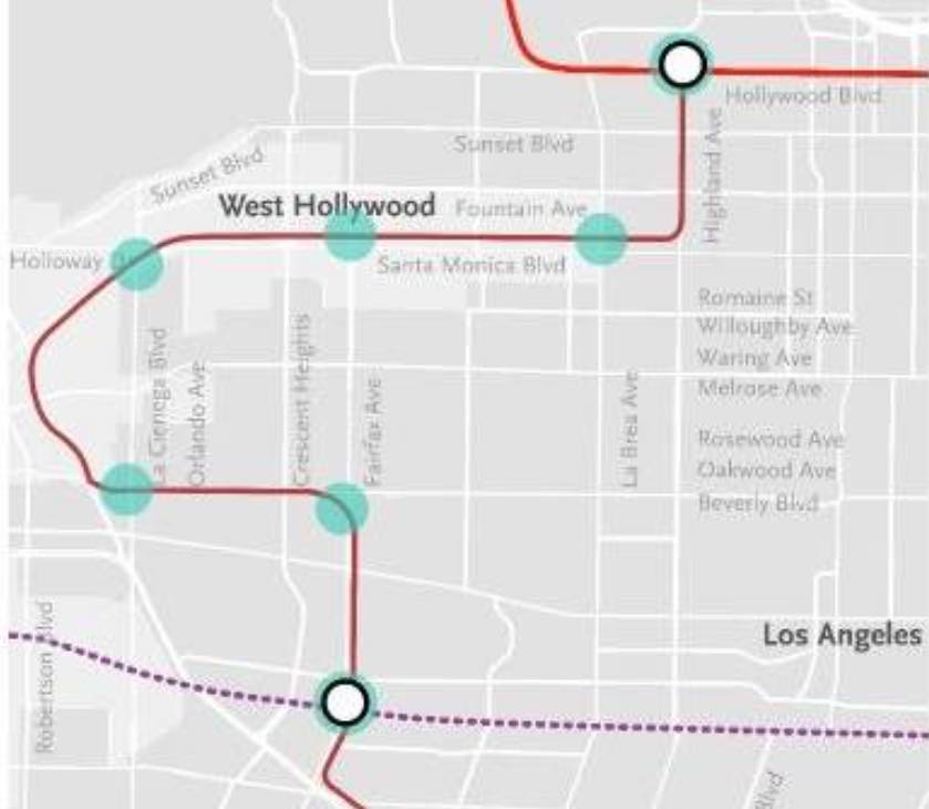 The Pink Line: Why I like the "Hybrid" Option for the Crenshaw Northern ...