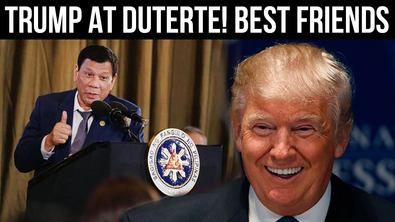 PANGULONG DUTERTE at US President DONALD TRUMP NANATILING BEST OF FRIENDS!