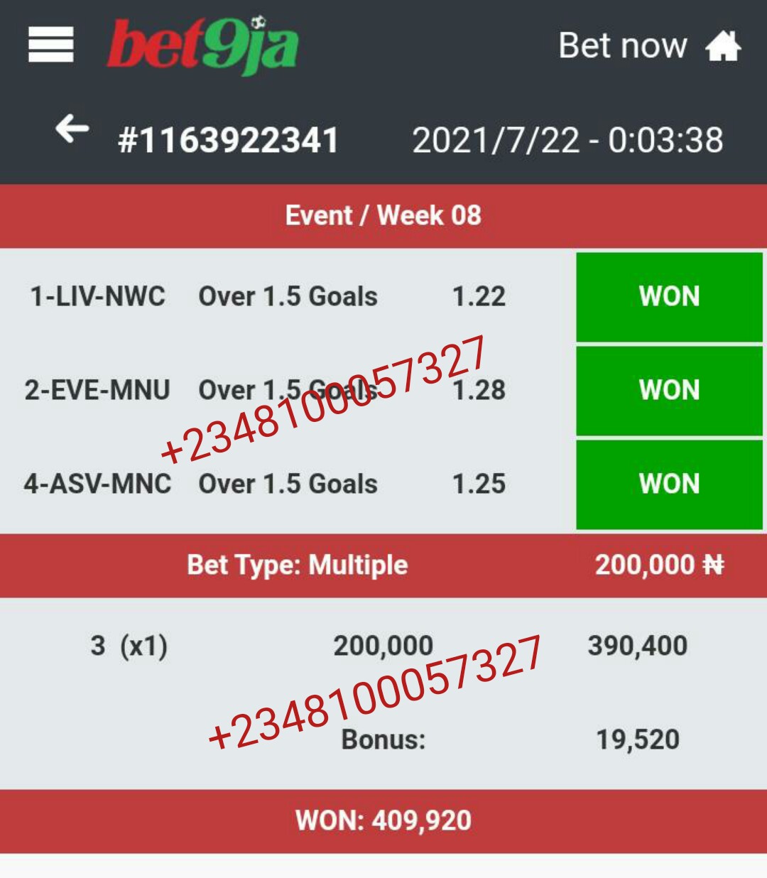 Bet9ja virtual cheat and correct scores, 100% sure.