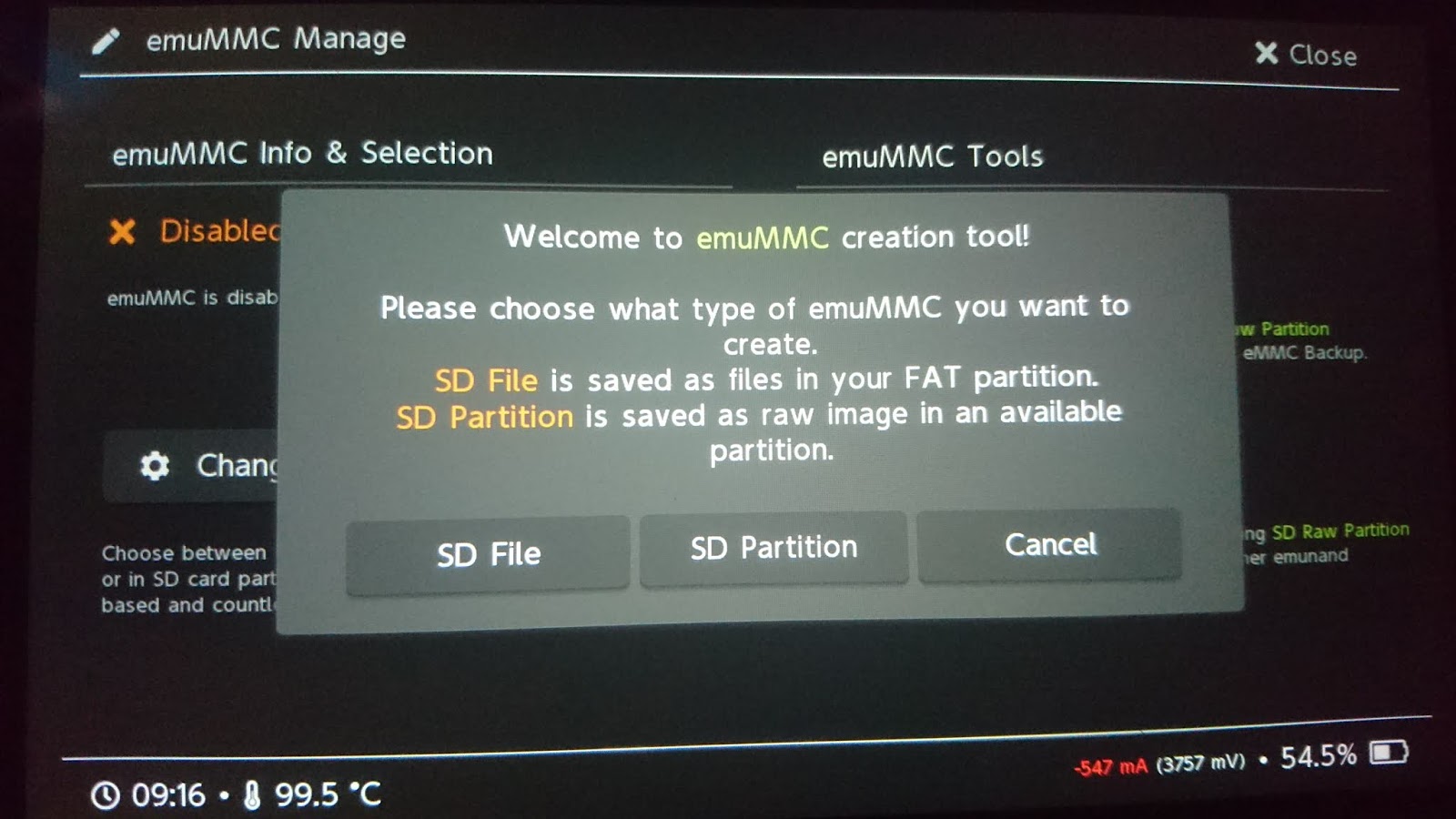 ニンテンドースイッチ 対策機(旧型)でEmuNANDを使用する方法