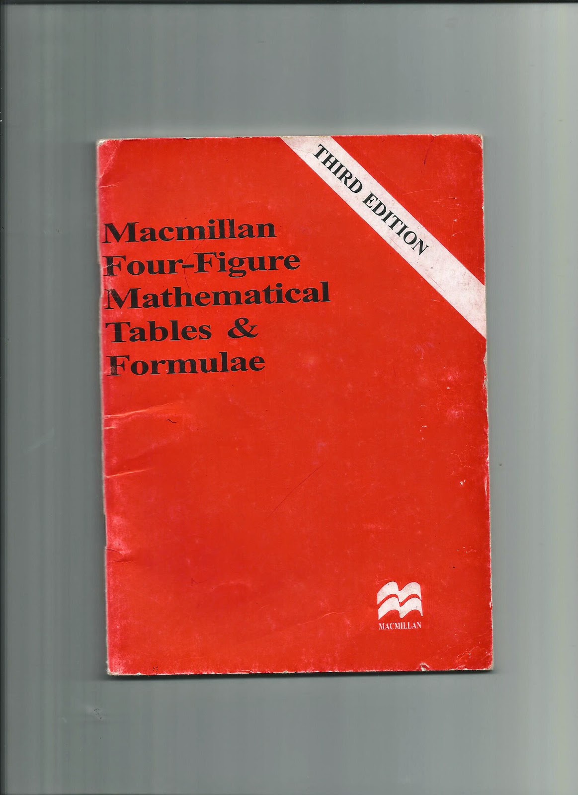 MWL JAPHET MASATU BLOG: MACMILLAN FOUR --FIGURE MATHEMATICAL TABLES ...