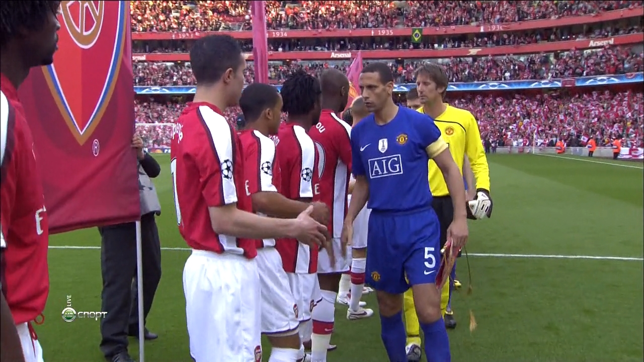 Arsenal vs Manchester United - Semi-finals Leg 2 UEFA Champions League ...