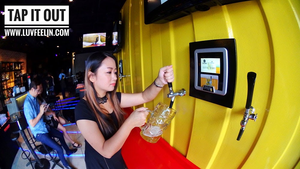 Tap It Out Malaysia 全马第一间【自助啤酒提款机】 - 乐飞翎 ♥ LUVFEELIN