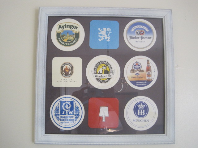 Em-provising: 14 Before 2014: Beer Coaster Wall Art!