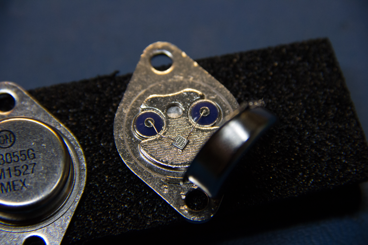 playing with bits: Counterfeit 2N3055 Transistors from eBay