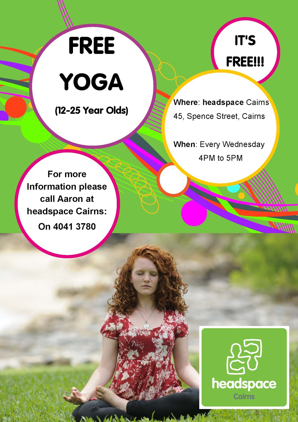 Jenny's Guidance Blog: Headspace Cairns Flyers for 2013