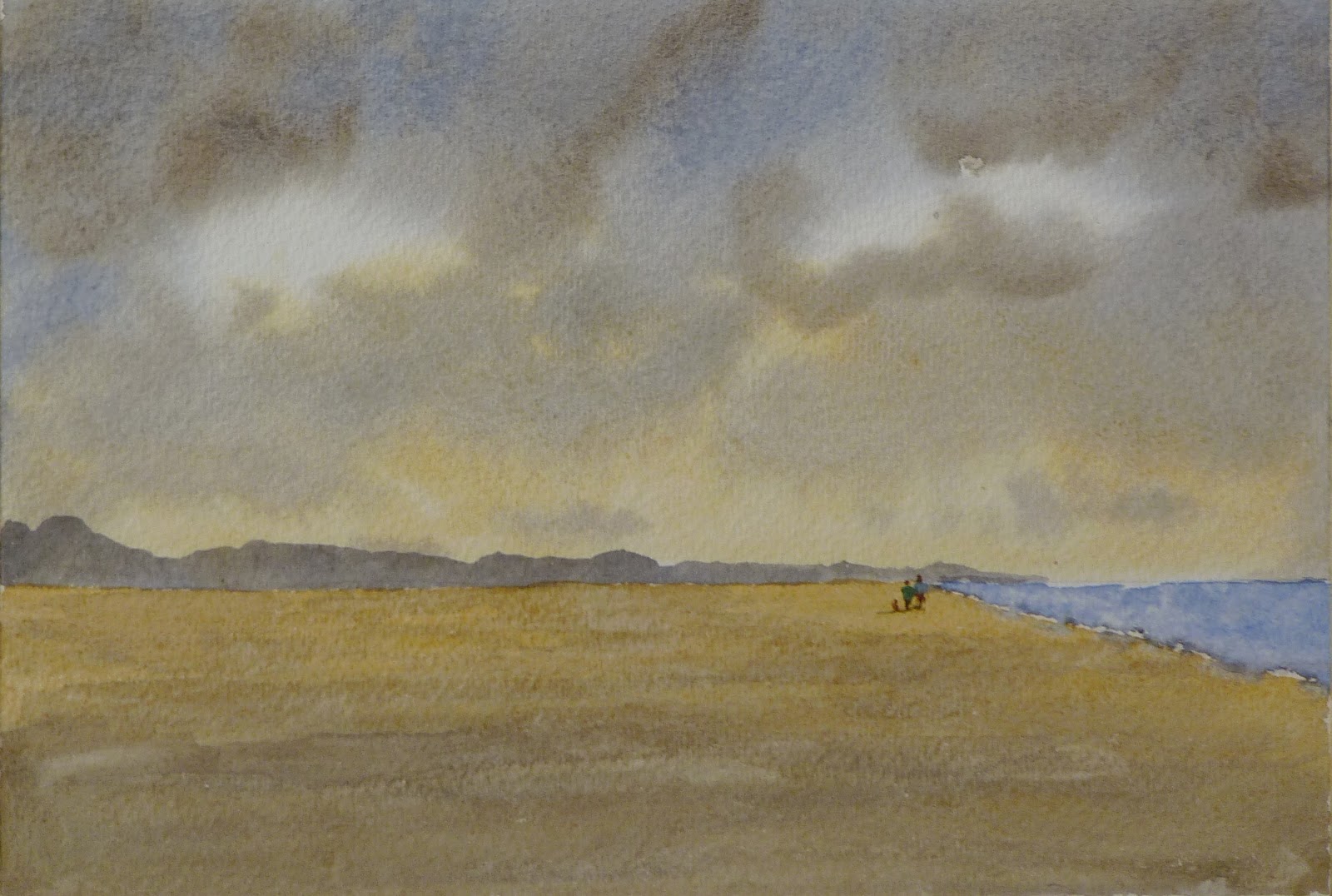 Learning to draw: Learning to see: Sky Washes 8, 9 and 10