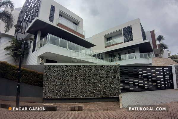 Pagar Gabion Batu Koral, Bikin Rumah Jadi Tampak Mewah ! ~ JUAL BATU ...