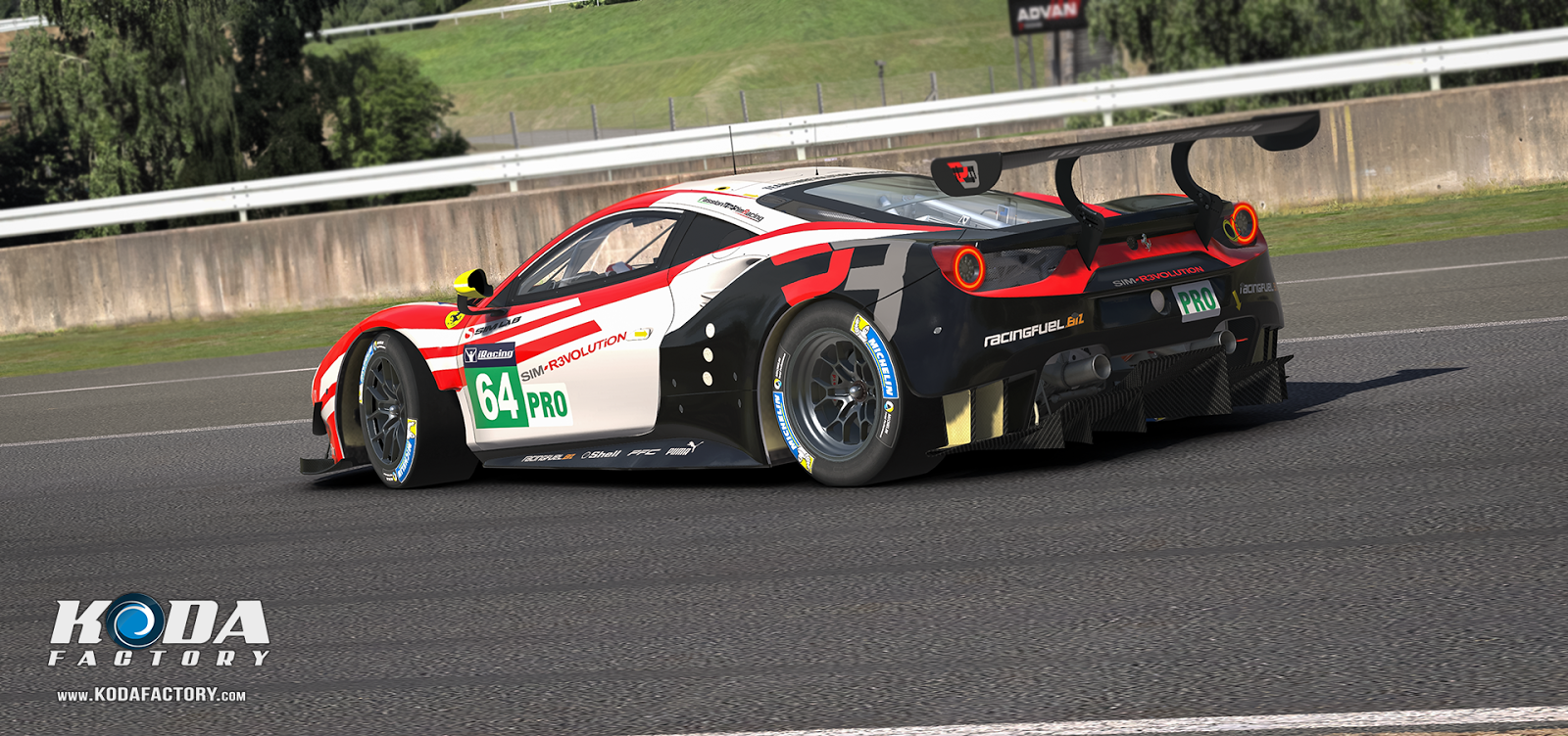 Koda Factory: Team Sim-R3volution Ferrari 488 GTE | iRacing