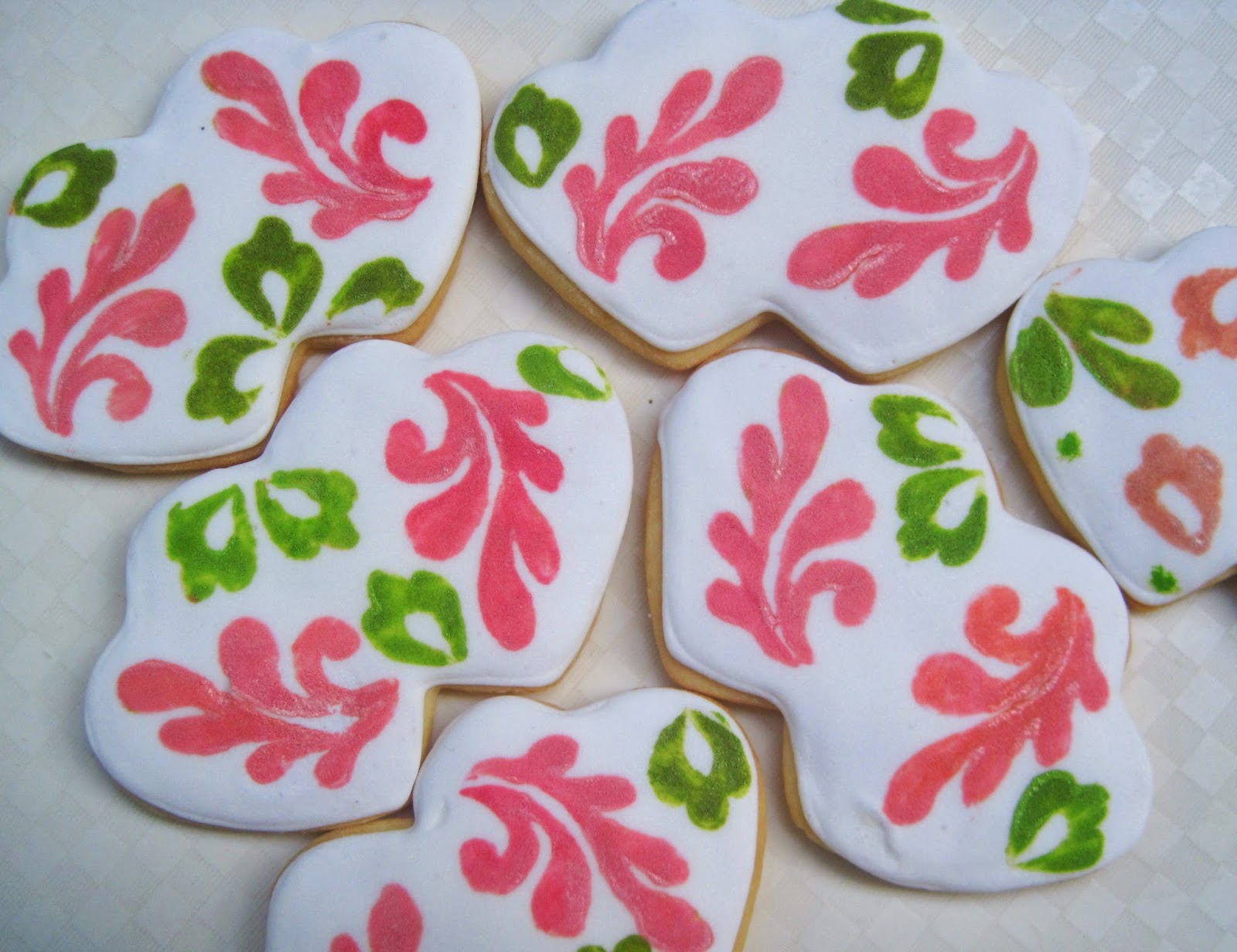The Blue Cottage: New Sugar Cookie Designs ~ Hand painted!