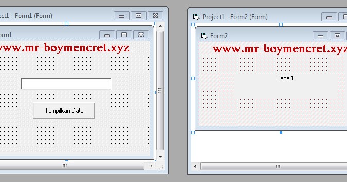 Cara Ampuh Menampilkan Data Dari Form1 Ke Form2 Pada Visual Basic 6.0 - VioNiel