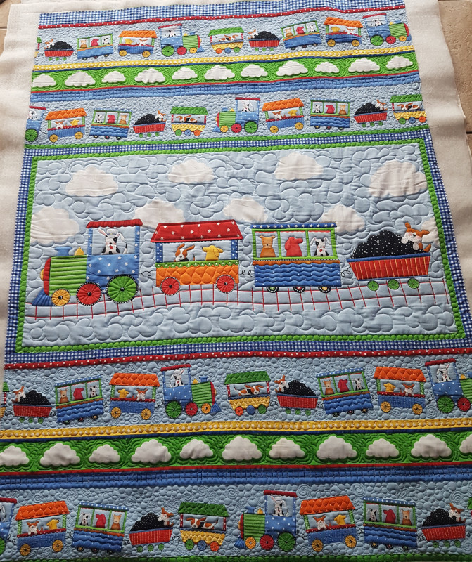 Stitchingmatters: Train panel completed