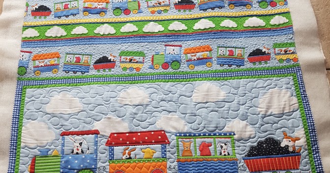 Stitchingmatters: Train panel completed