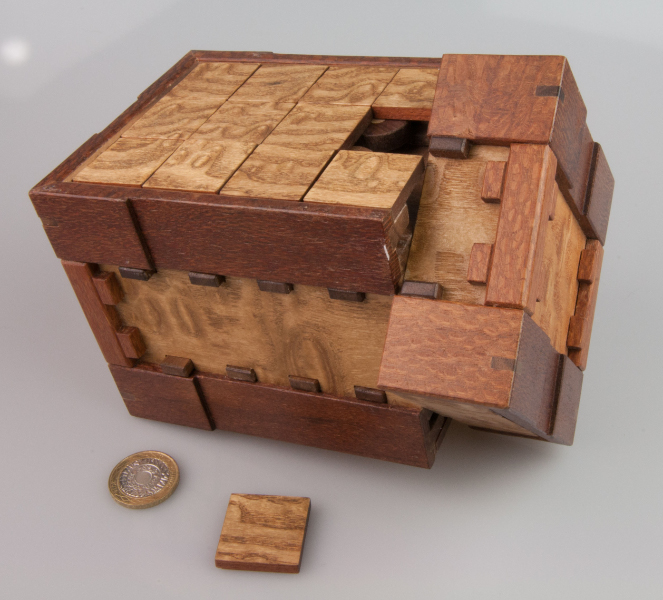 Puzzling Times: Burl Tile Puzzle aka Stickman Puzzlebox #30