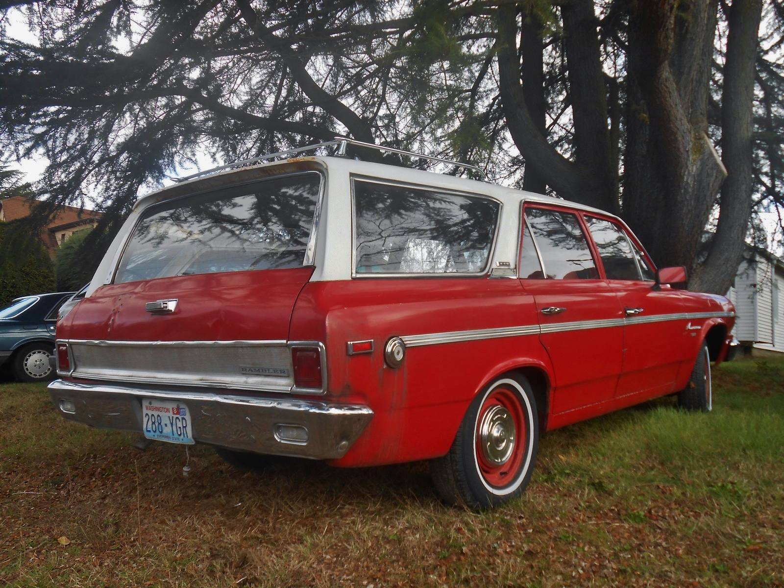Seattle's Parked Cars: 1968 Rambler American 440 Station Wagon