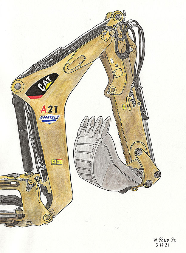 Chris Brown's Sketch House: Digger Arm