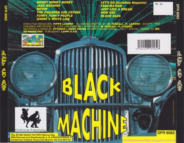 BLOG DO DJ: Black Machine - The album (1992)