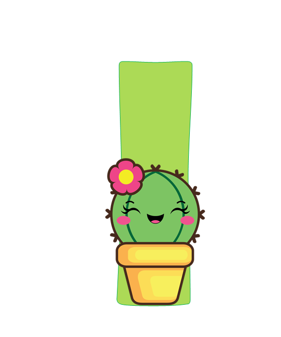 Kits imprimibles gratis : Alfabeto cactus