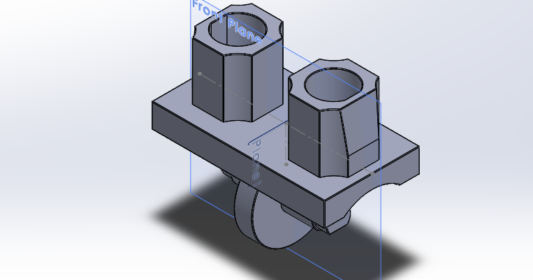 First time using solidworks!: Lego Man Assembly