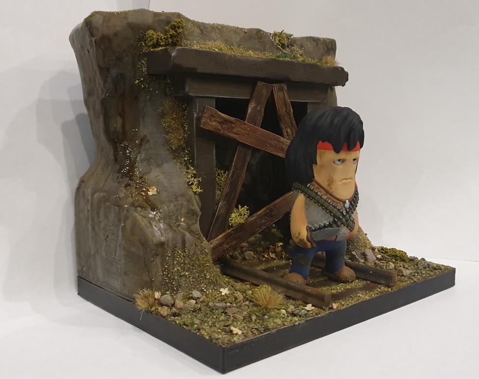 3D printed Rambo First Blood Diorama - By community member DiyLabotomy ...