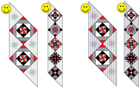 From Marti Michell Quilting Blog: Chart 48: Setting Triangles and Iris ...