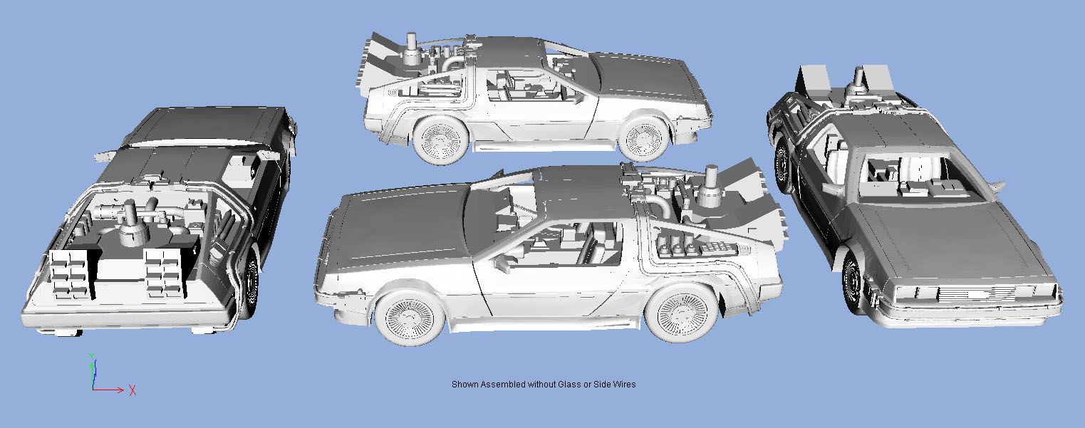 Bone Valley Modeler: Back to the Future DeLorean DMC Time Machine ...