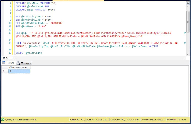 EXEC vs sp_executesql ~ SQL SERVER EXEC vs sp_executesql ~ SQL SERVER