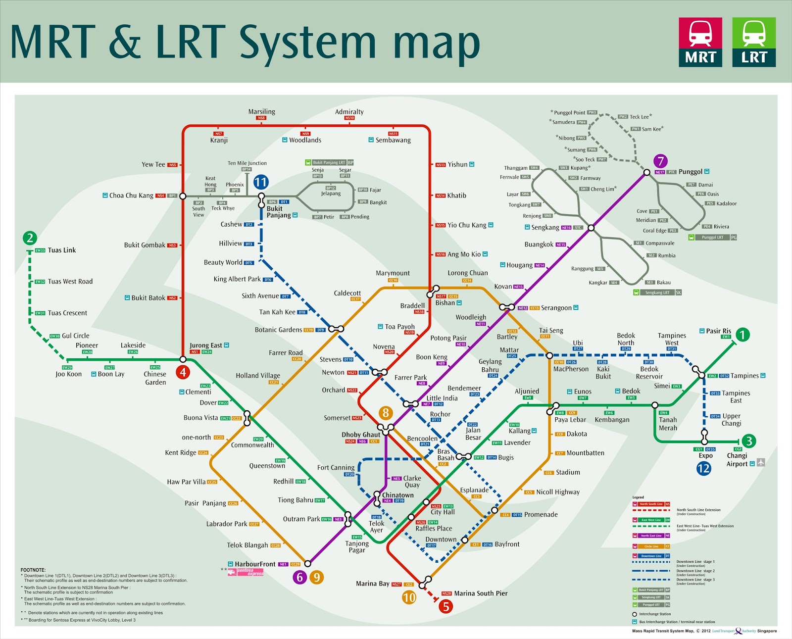 シンガポールの地下鉄整備計画【LTAのMRT計画】 || えちごや日記