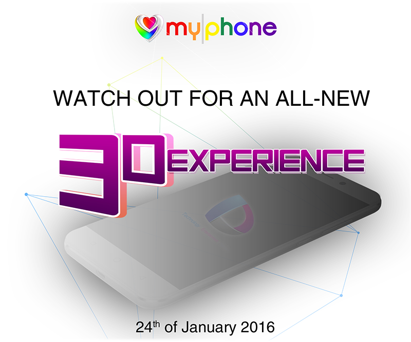 MyPhone Will Reveal A New 3D Smartphone This Jan 24!