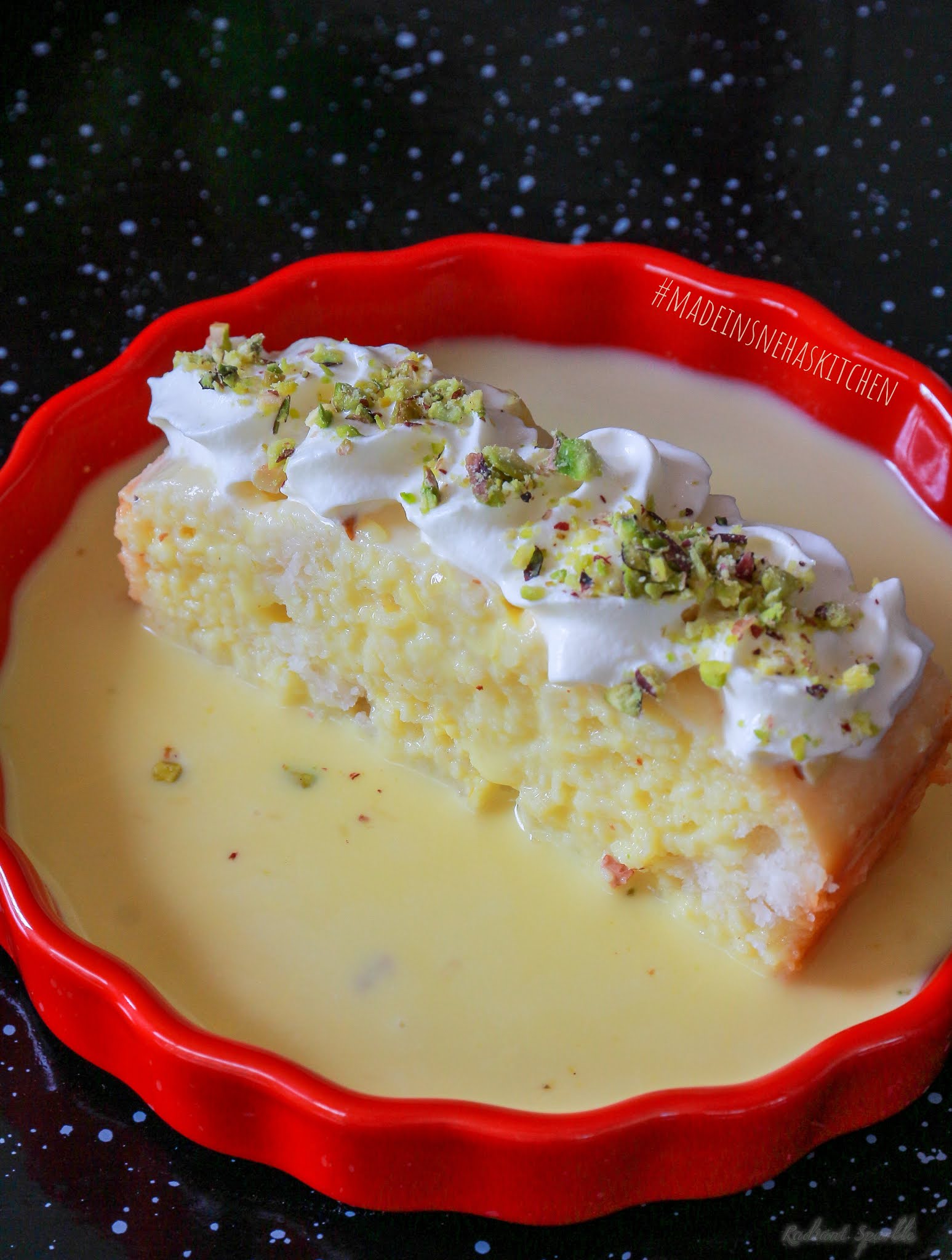 MADE IN SNEHA'S KITCHEN: Rasmalai Cake - Saffron Milk Cake