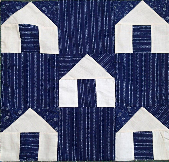 Cloud of Quilt Patterns: Tiny Houses