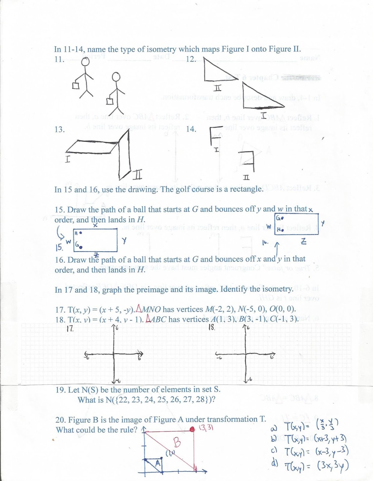 Geometry, Common Core Style: November 2018