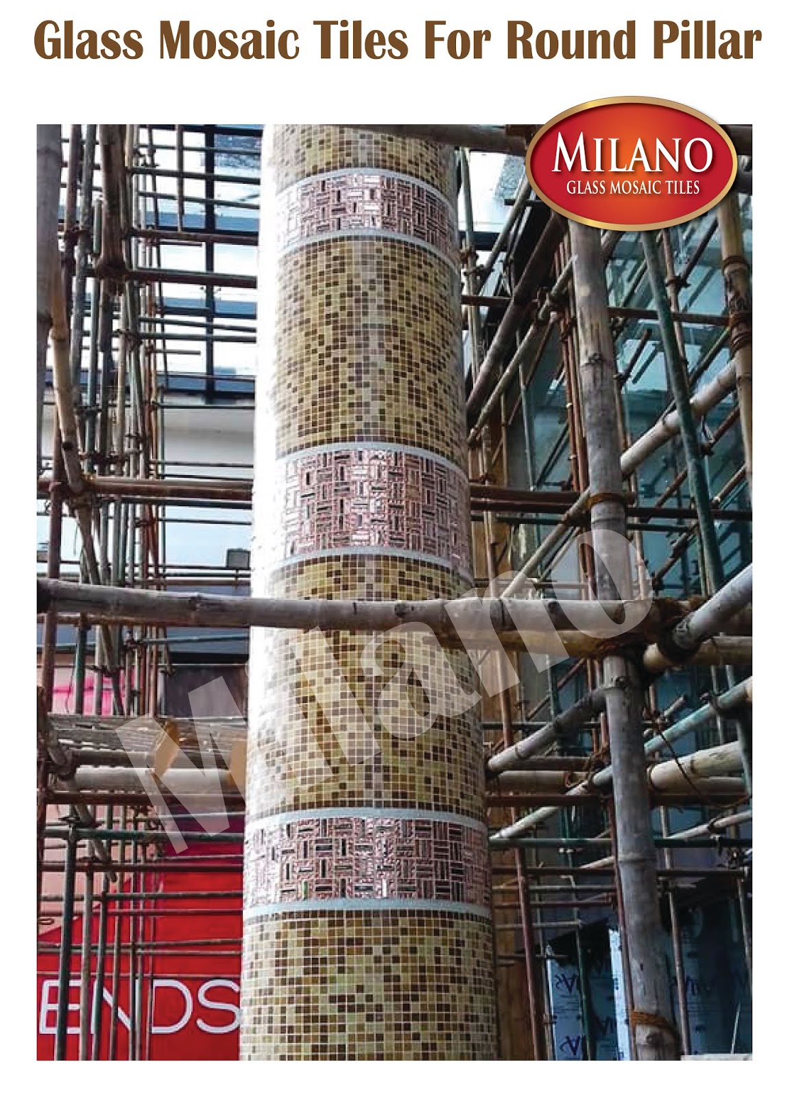 Round Pillar Design with Pillar Tiles