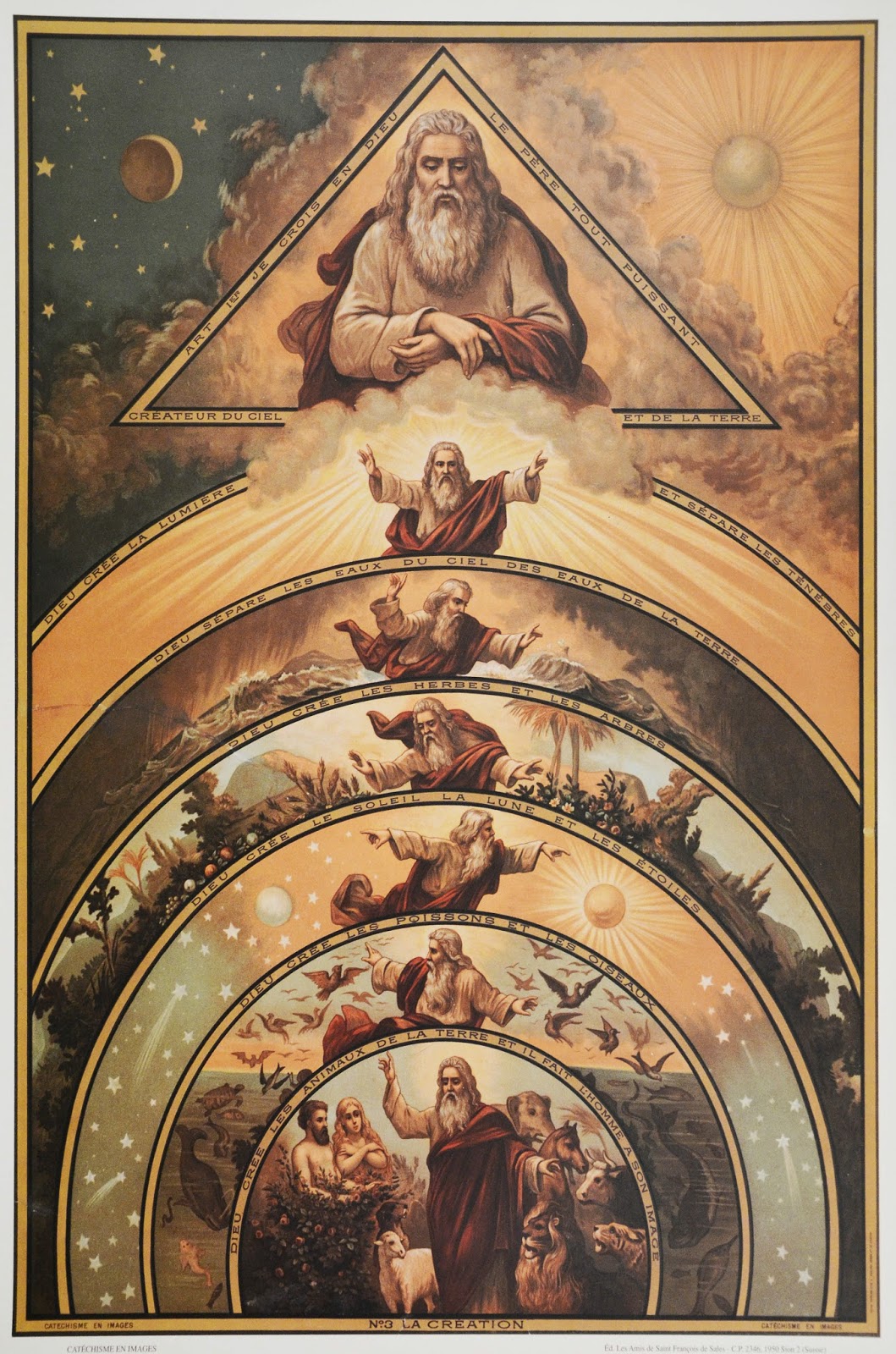 VIA-VERITAS-VITA: CRIAÇÃO DO MUNDO - QUADRO CATEQUÉTICO