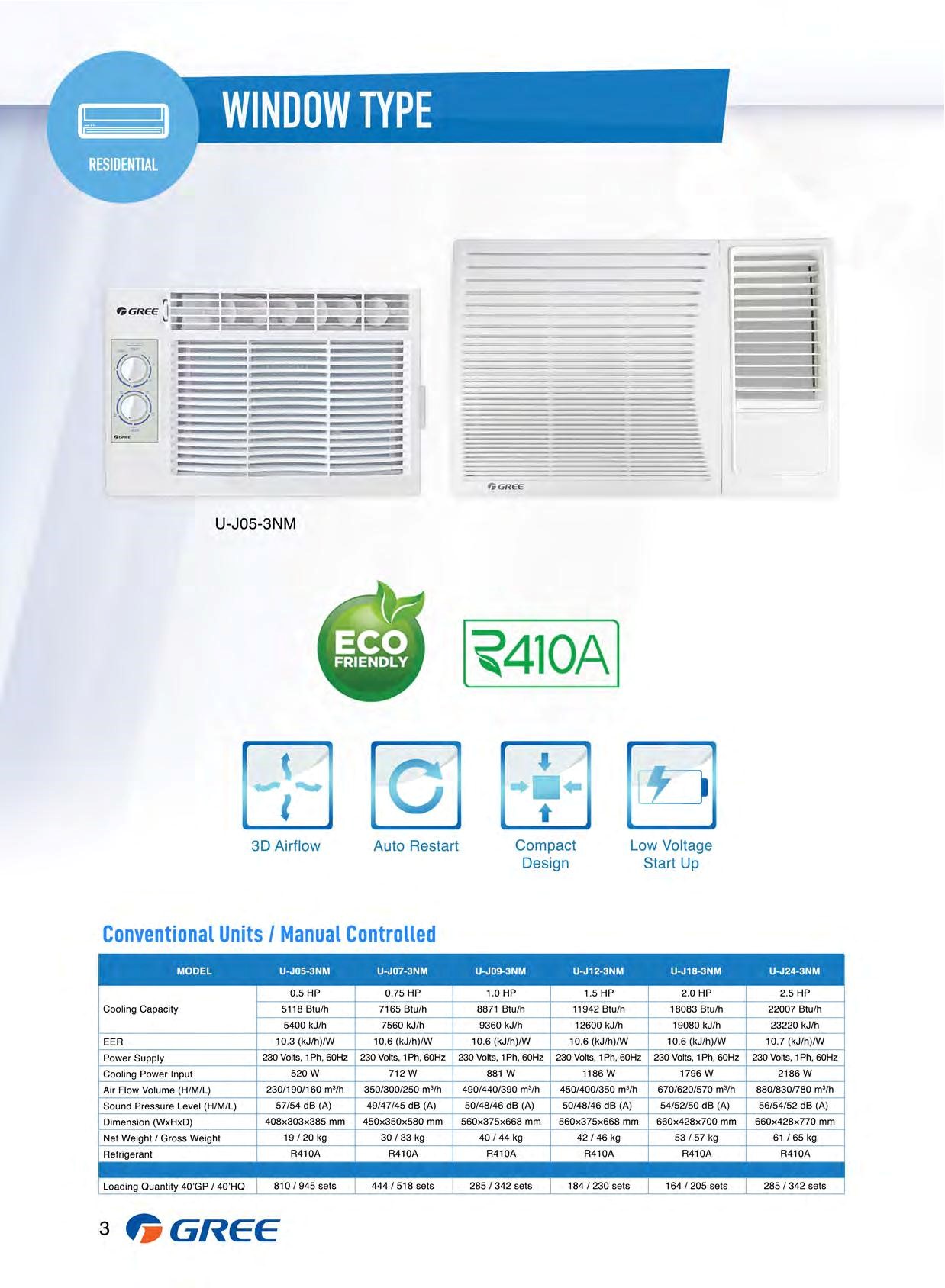MaximaxSystems.com: GREE WINDOW AIRCON MANUAL - BASIC