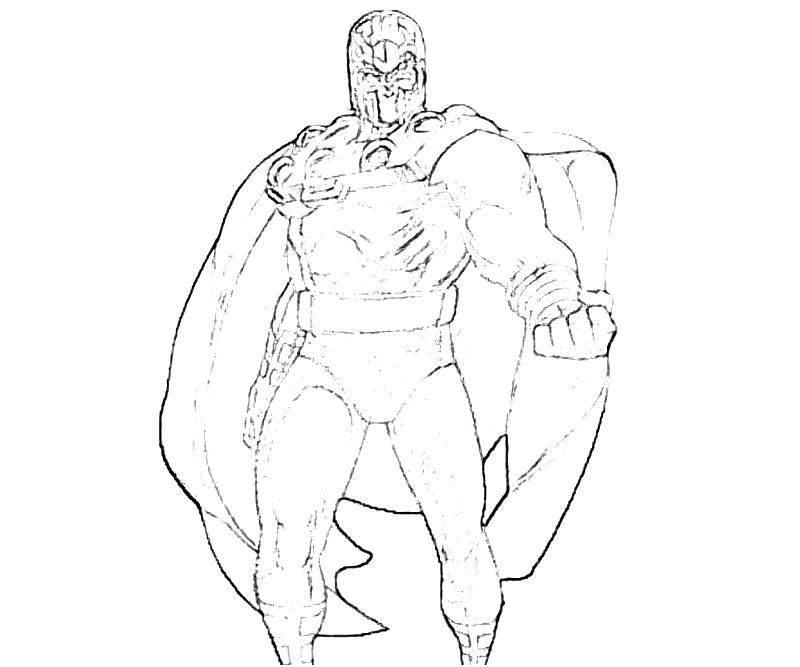 Magneto Marvel Coloring Pages
