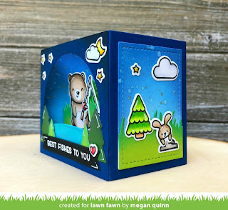 Lawn Fawn Inspiration Week: Shadow Box Card Mountain Add-On